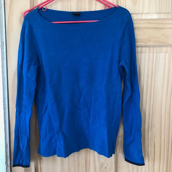 GAP | Sweaters | Gap Boatneck Sweater In Blue | Poshmark